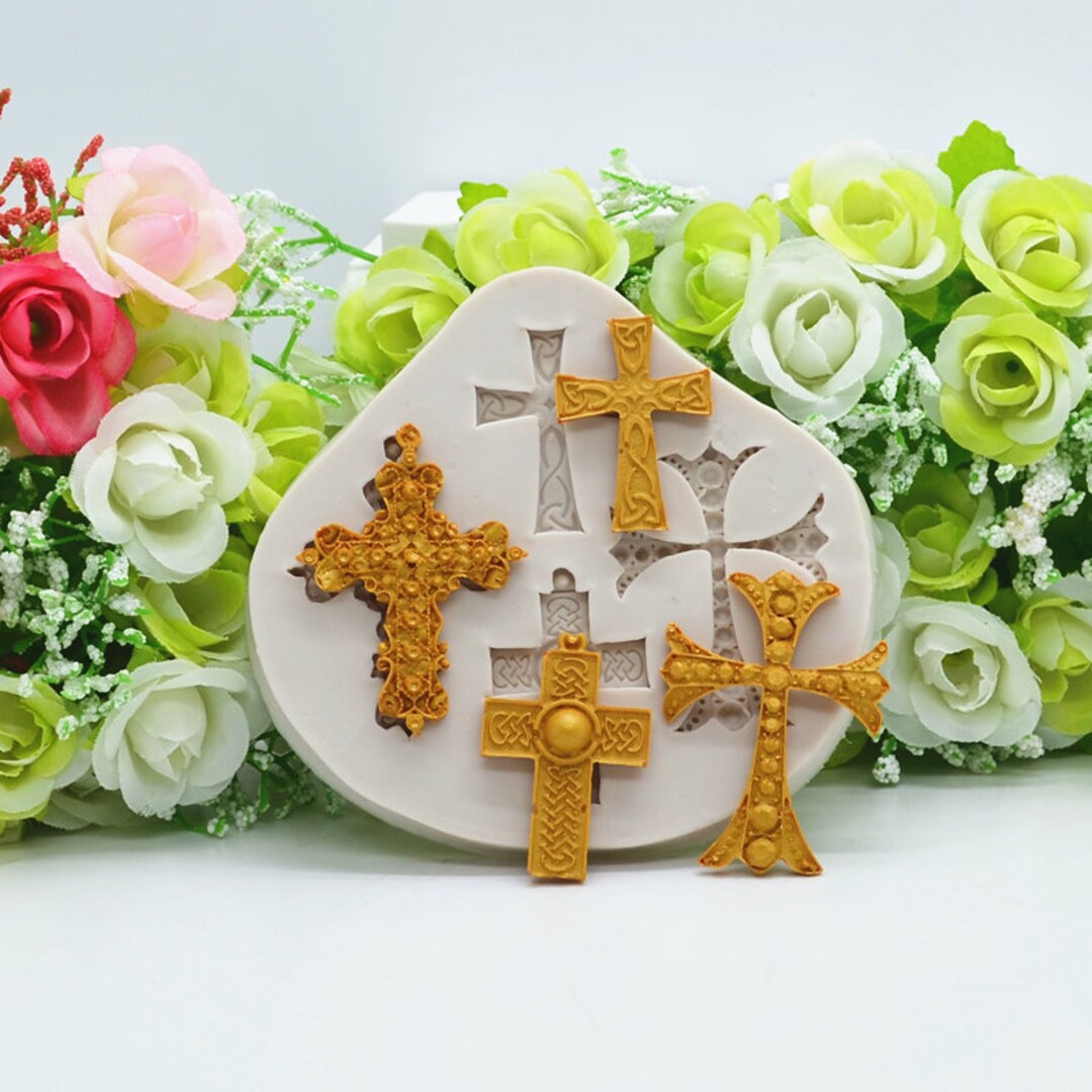 Cross Silicone Mold MOL 219 - Etsy