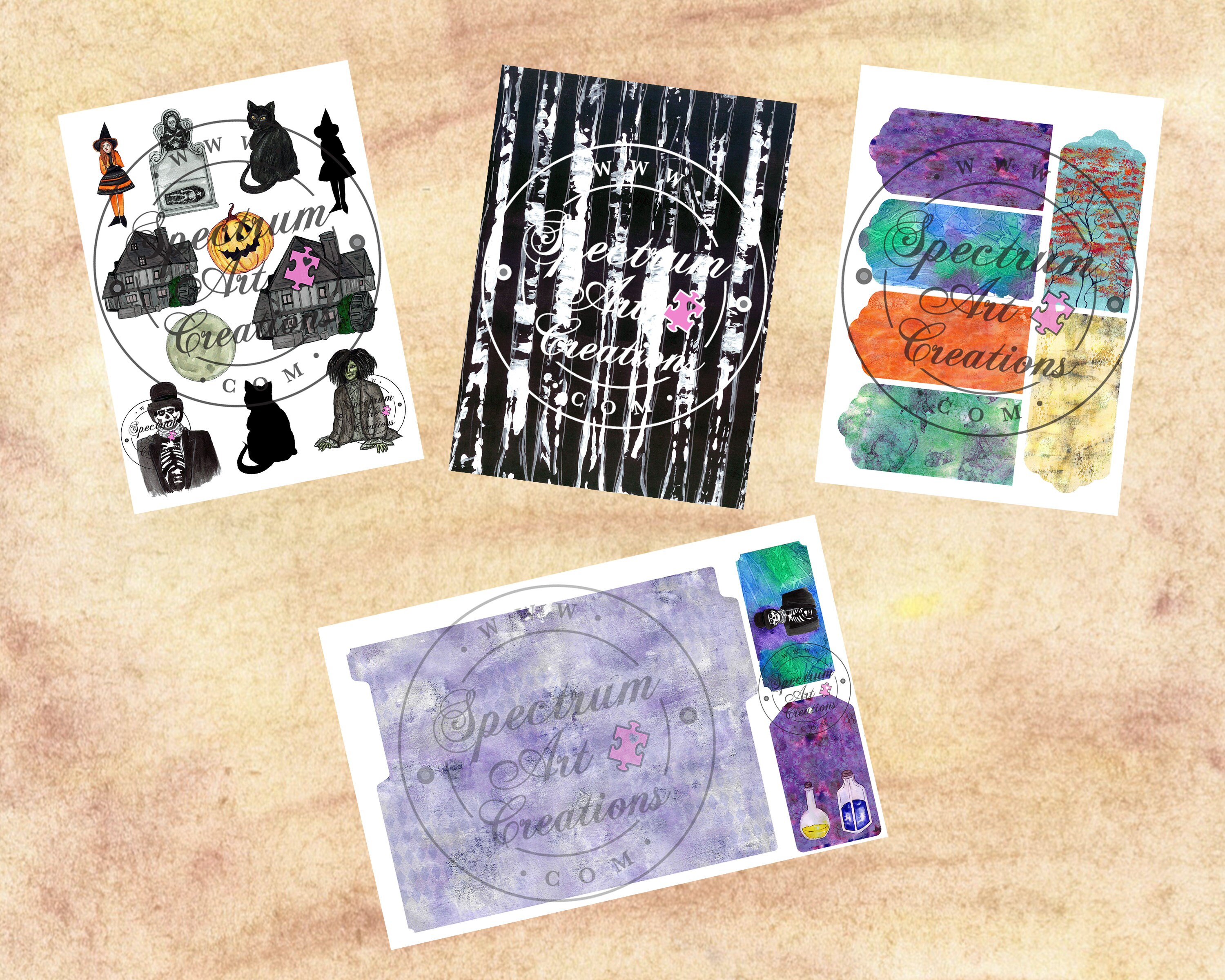 Hocus Pocus Digital Papers Printable Halloween Winifred - Etsy