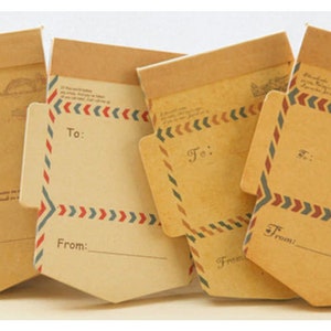 Mini Envelopes Retro Vintage Kraft Paper Envelopes 45 Pc. E406 - Etsy