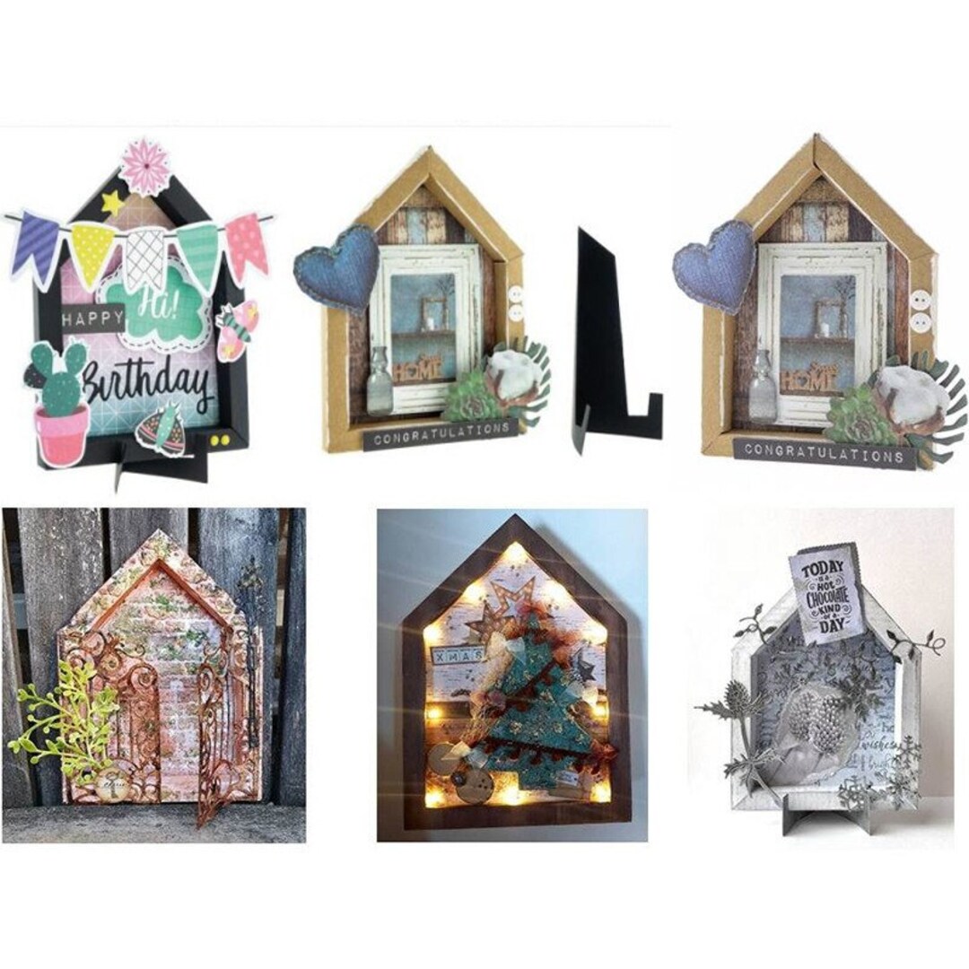 Metal Die 3D Pentagon Photo Frame Scrapbook MD558 - Etsy