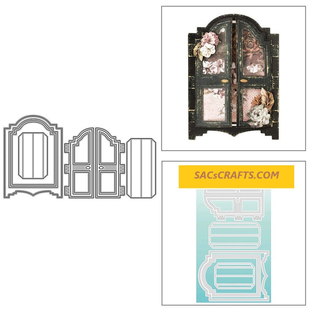 Cutting Dies 3D Closet Card Shape MD617 - Etsy
