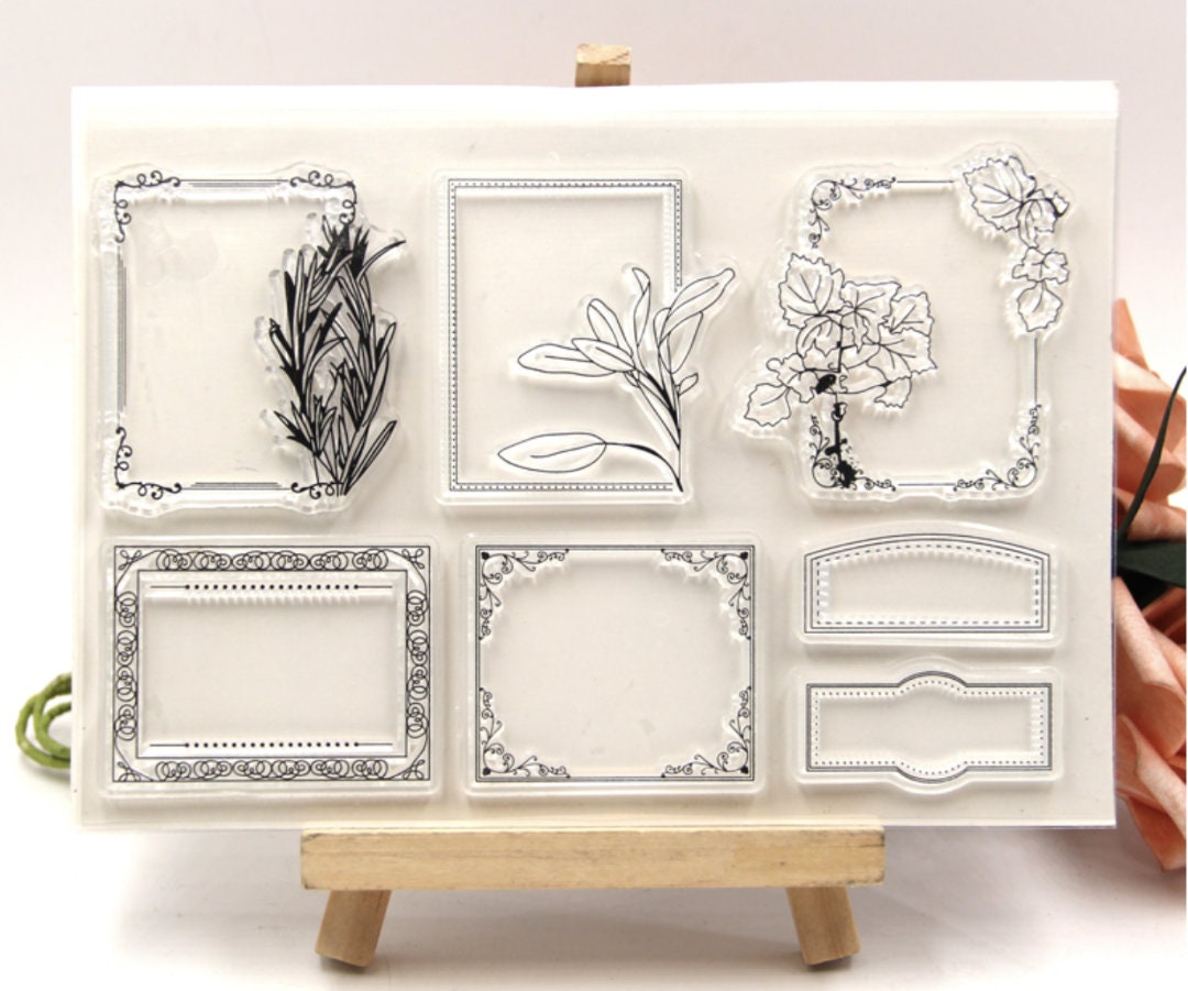 Stamp Frames & Labels 7 Piece Set. CAS67 - Etsy