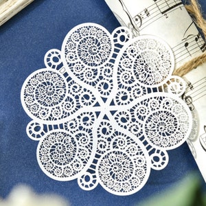 Paper Doily Pack. 10 Intricate Incredibly Finely Detailed Paper Doilies ...