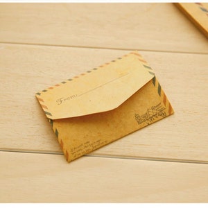 Mini Envelopes Retro Vintage Kraft Paper Envelopes 45 Pc. E406 - Etsy