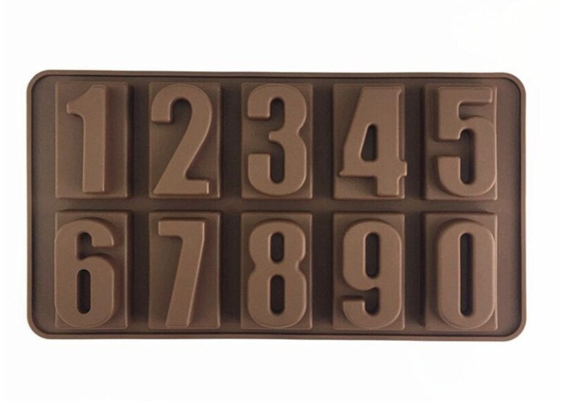 Mold Number Tiles. Silicone Mold. - Etsy