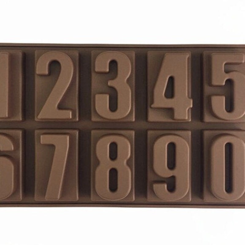 Silicone Number Moulds - Etsy
