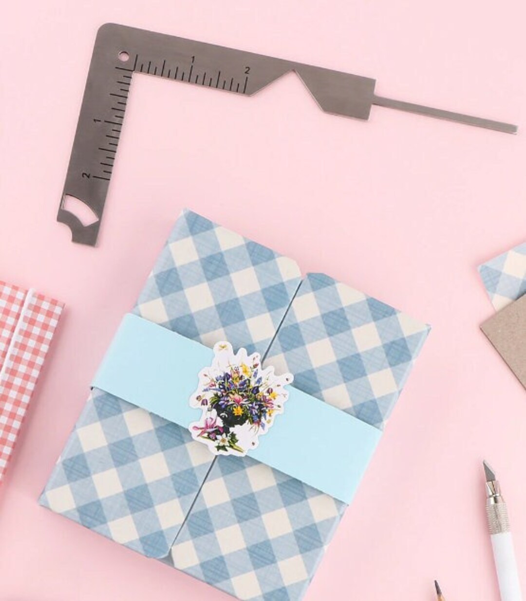 Bookbinding Ruler Guide 5-in-1 Start Tool for Making Book Cover DIY ...