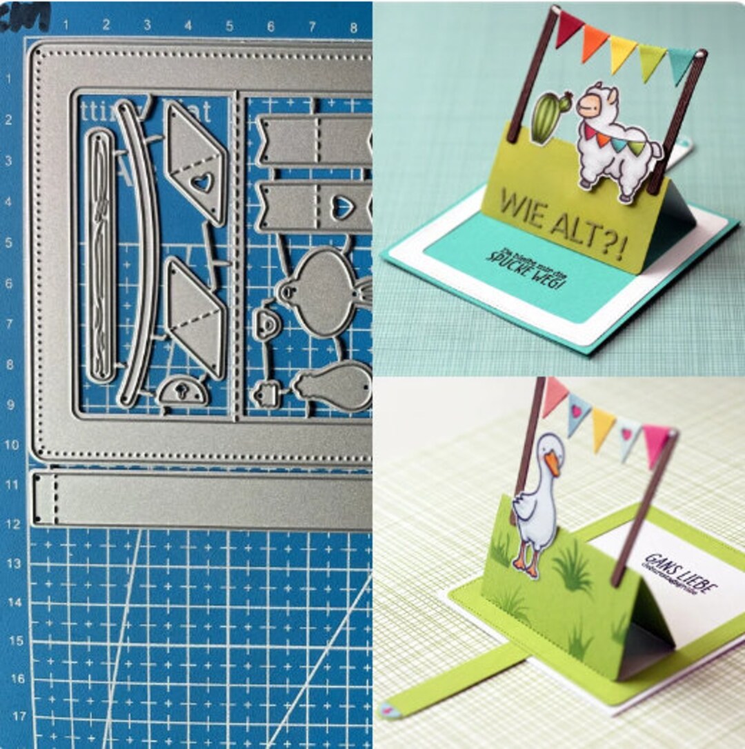 Pop-up Slider Card Maker Cutting Die Set MD804 - Etsy