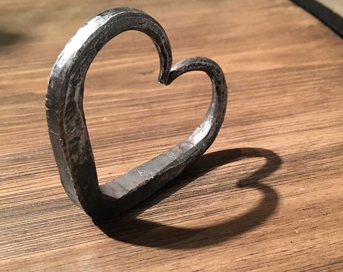 Hand-crafted Steel Heart - Etsy
