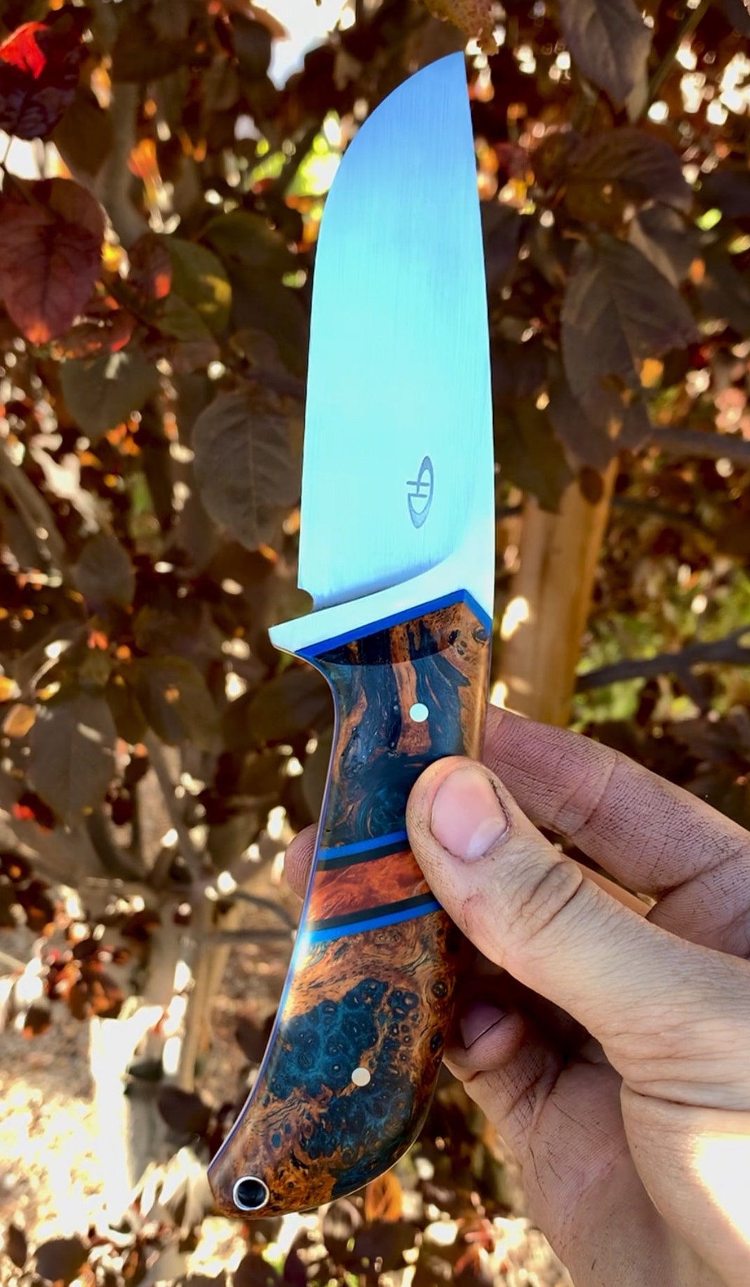 Forged Drop Point Hunting Knife - Etsy