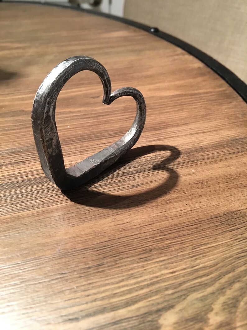 Hand-crafted Steel Heart - Etsy