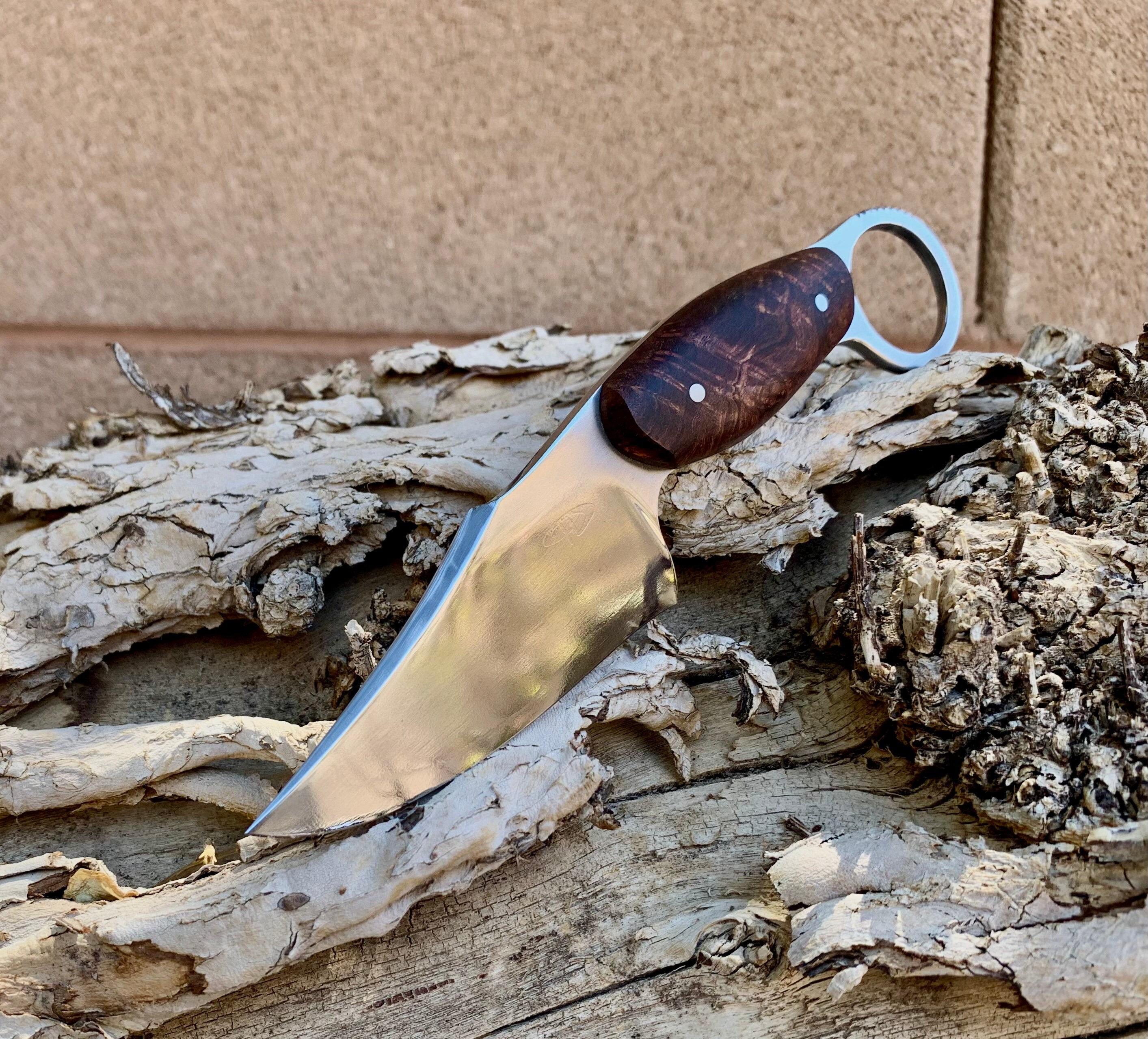 Handforged EDC Ring Knife - Etsy