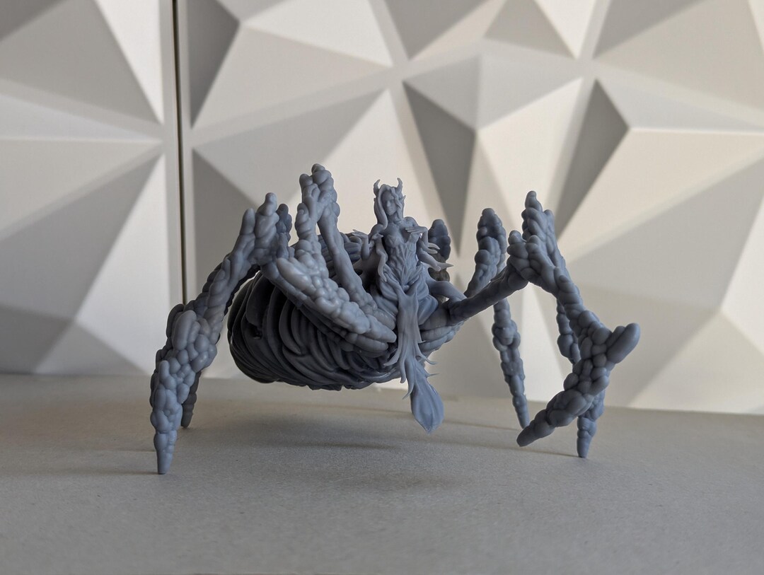 Ithiliel Arachne Spider Drider Dnd Statue | 3D Printed Resin ...