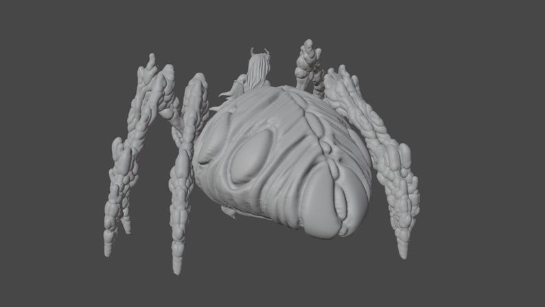 Ithiliel Arachne Spider Drider Dnd Statue | 3D Printed Resin ...