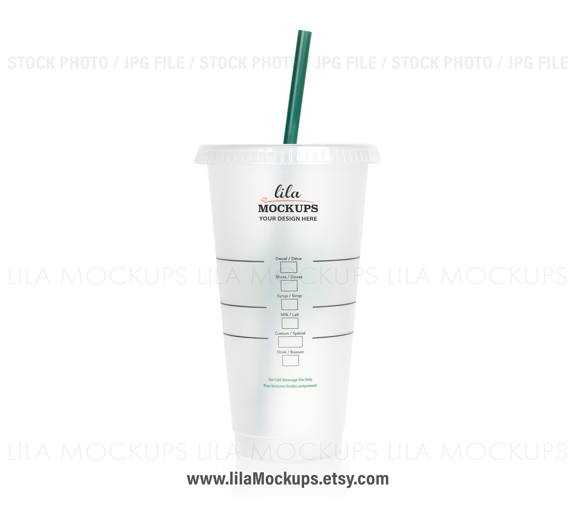 Starbucks Plastic Cup Back