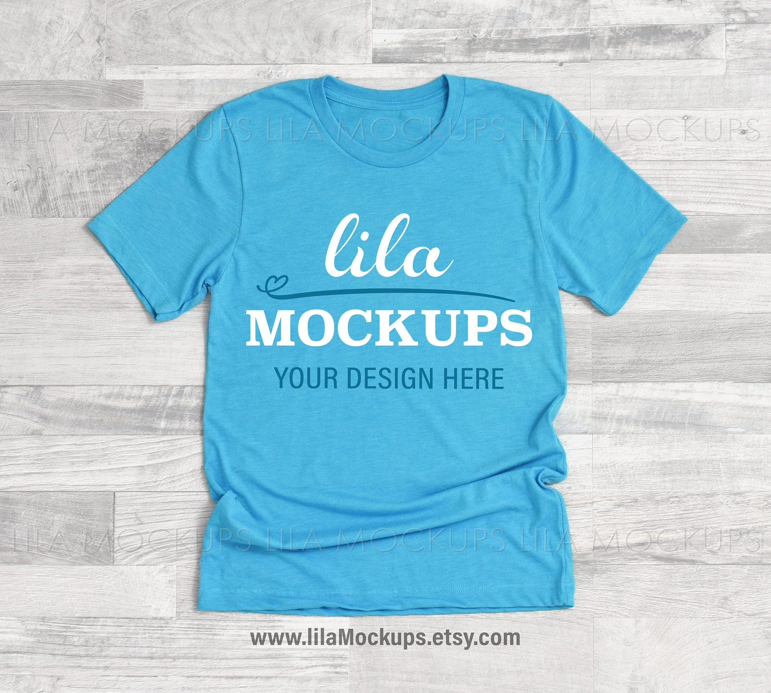 Heather Aqua Unisex T-shirt Mockup Photo / Aqua Blue Tshirt - Etsy