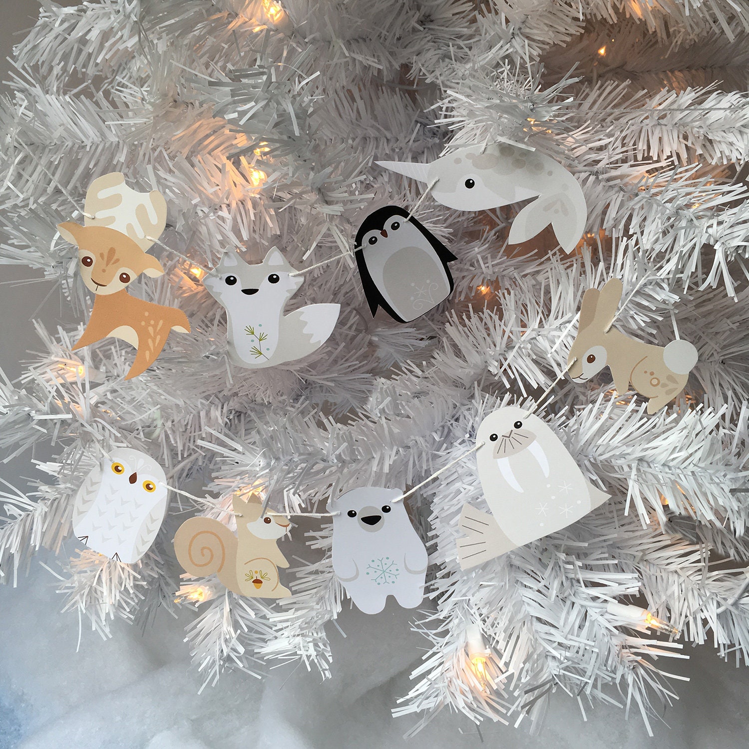 Diy Printable Winter Animals PDF SVG PNG Craft Files for | Etsy