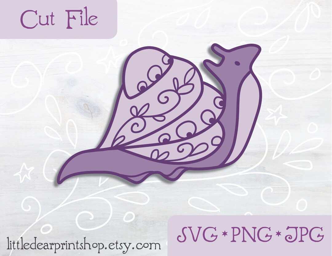 SVG Mandala Swirl Snail Cut File for Cricut, Silhouette, PNG, JPG Yoga ...