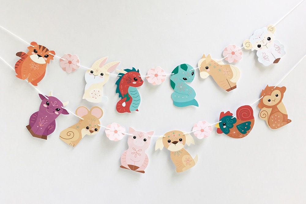 12 Diy Printable Chinese Zodiac Animal Finger Puppets PDF | Etsy