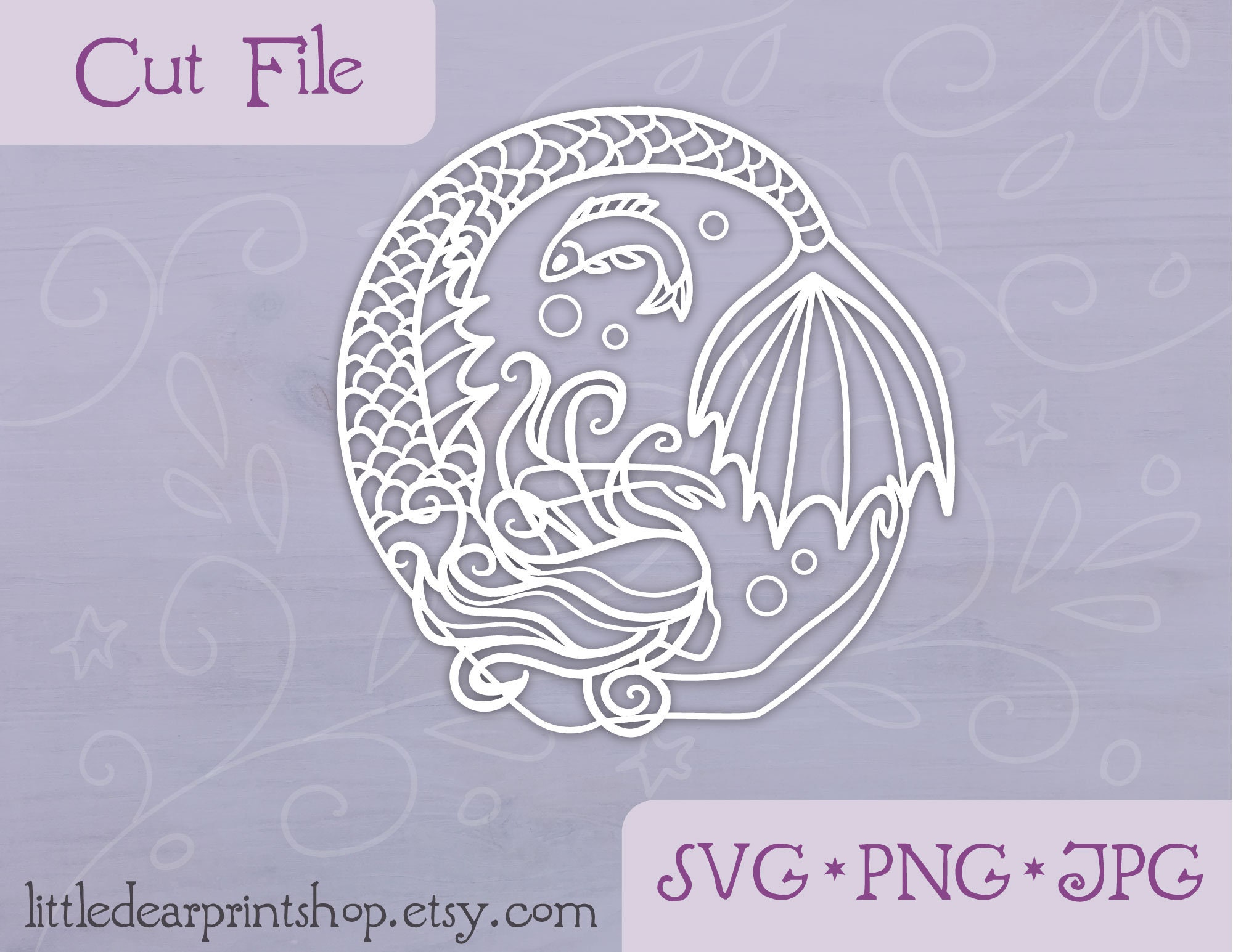SVG Mermaid Cut File for Cricut Silhouette PNG JPG Nautical - Etsy