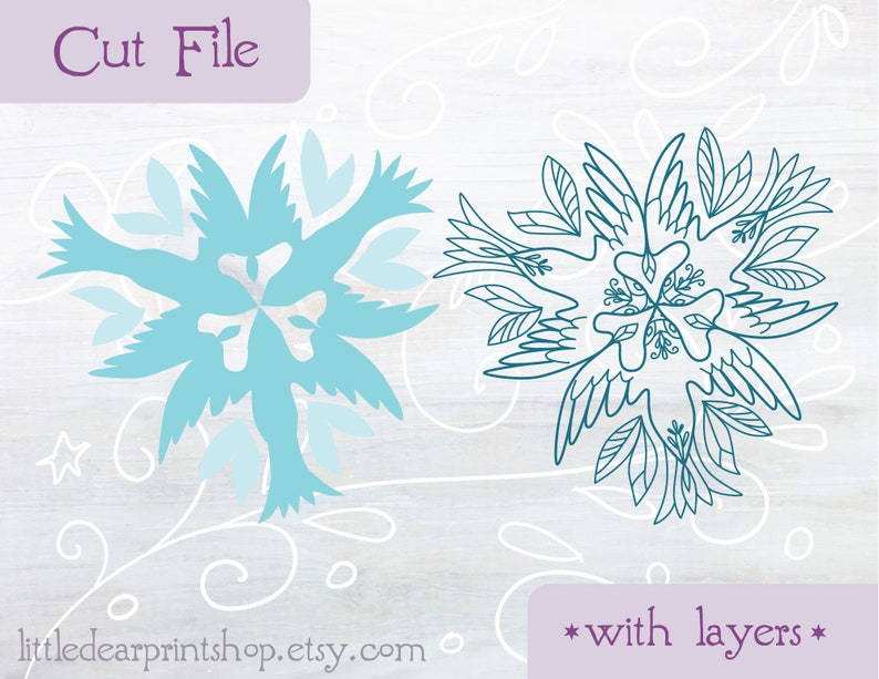 SVG Three Birds Cut File for Cricut Silhouette PNG JPG - Etsy