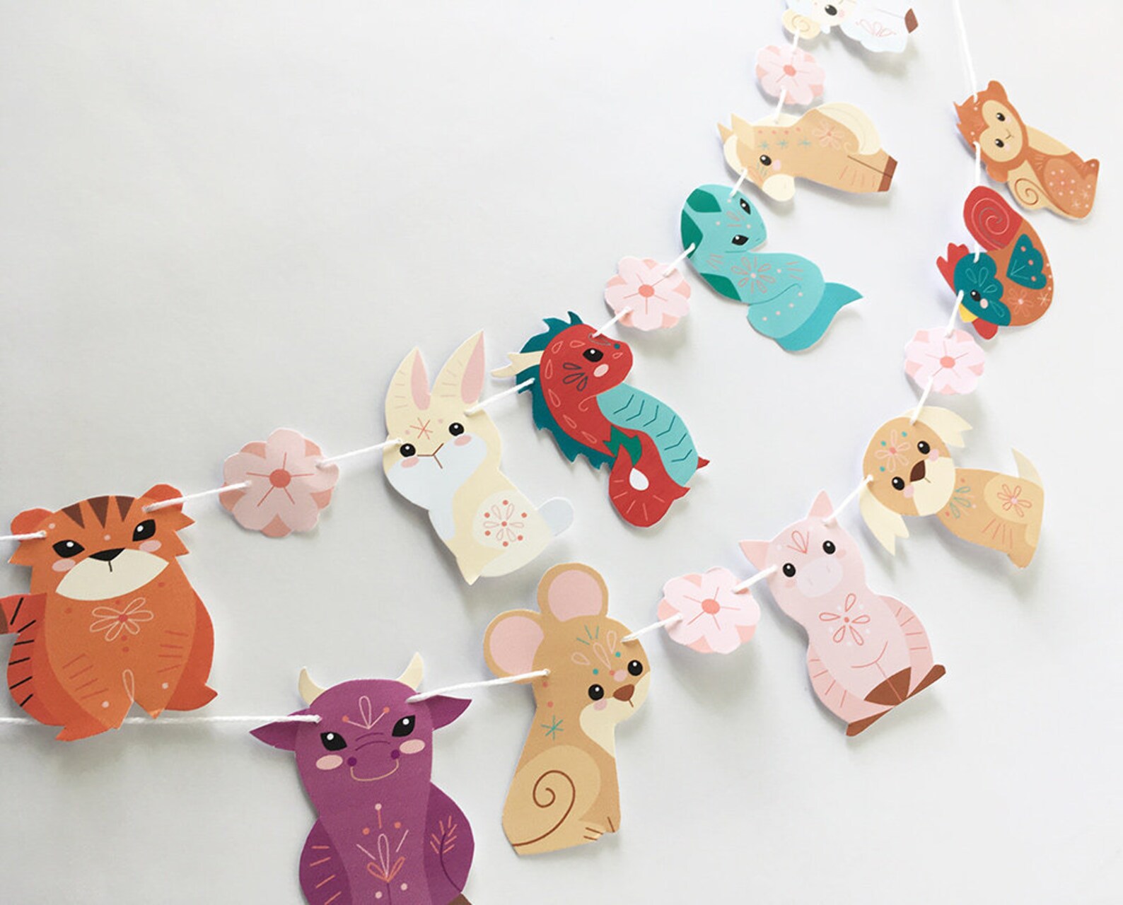 12 Diy Printable Chinese Zodiac Animal Finger Puppets PDF | Etsy