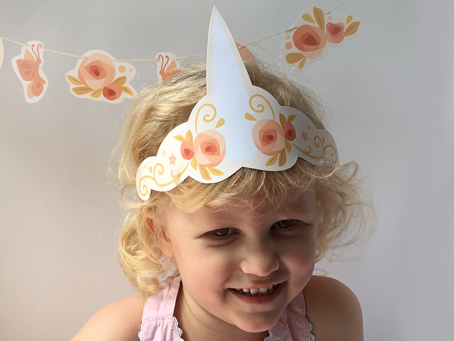 Printable Unicorn Headband Digital Download for Birthday Party | Etsy