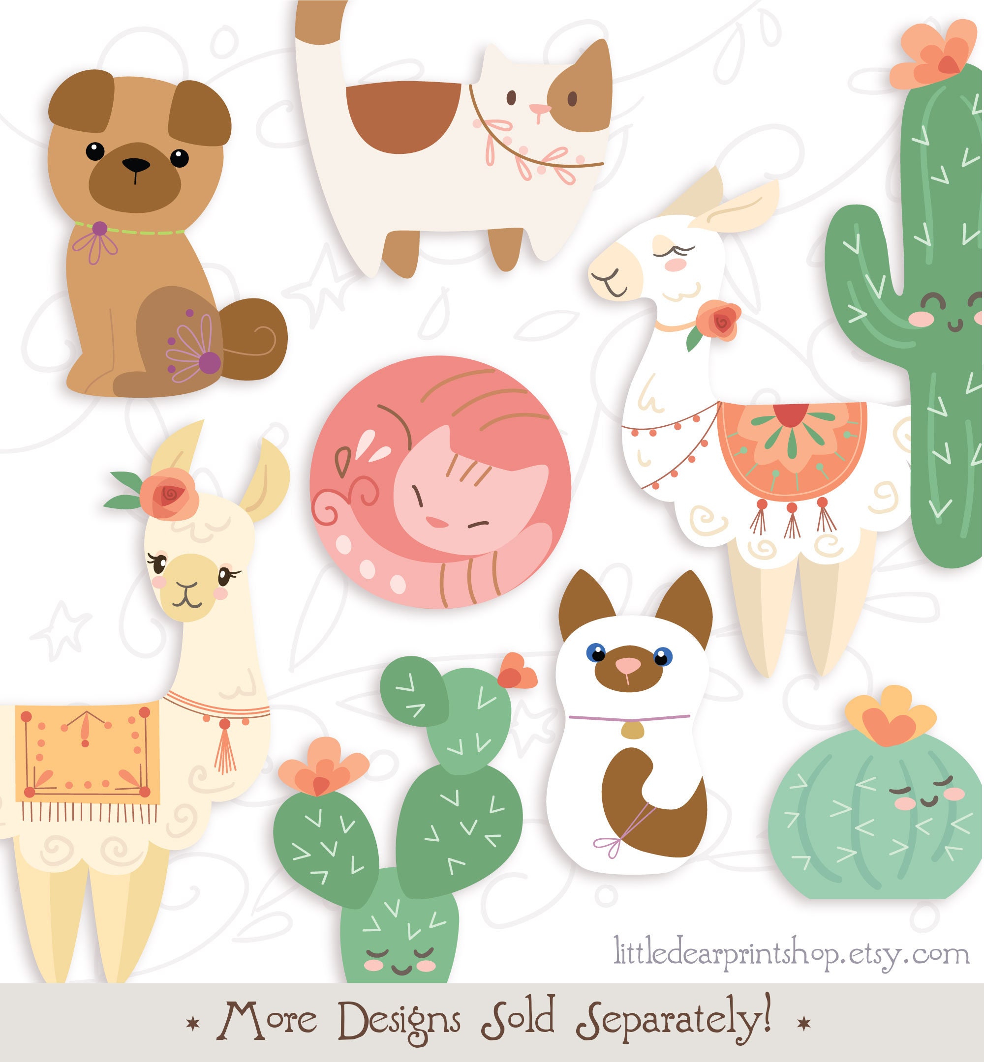 SVG Llama Cut File for Cricut Silhouette PNG JPG Desert - Etsy