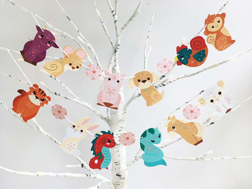 12 Diy Printable Chinese Zodiac Animal Finger Puppets PDF | Etsy