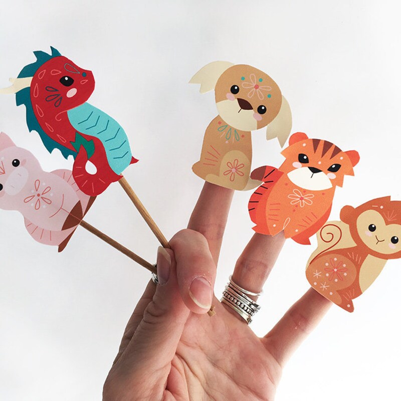 Dragon Finger Puppet - Etsy Australia
