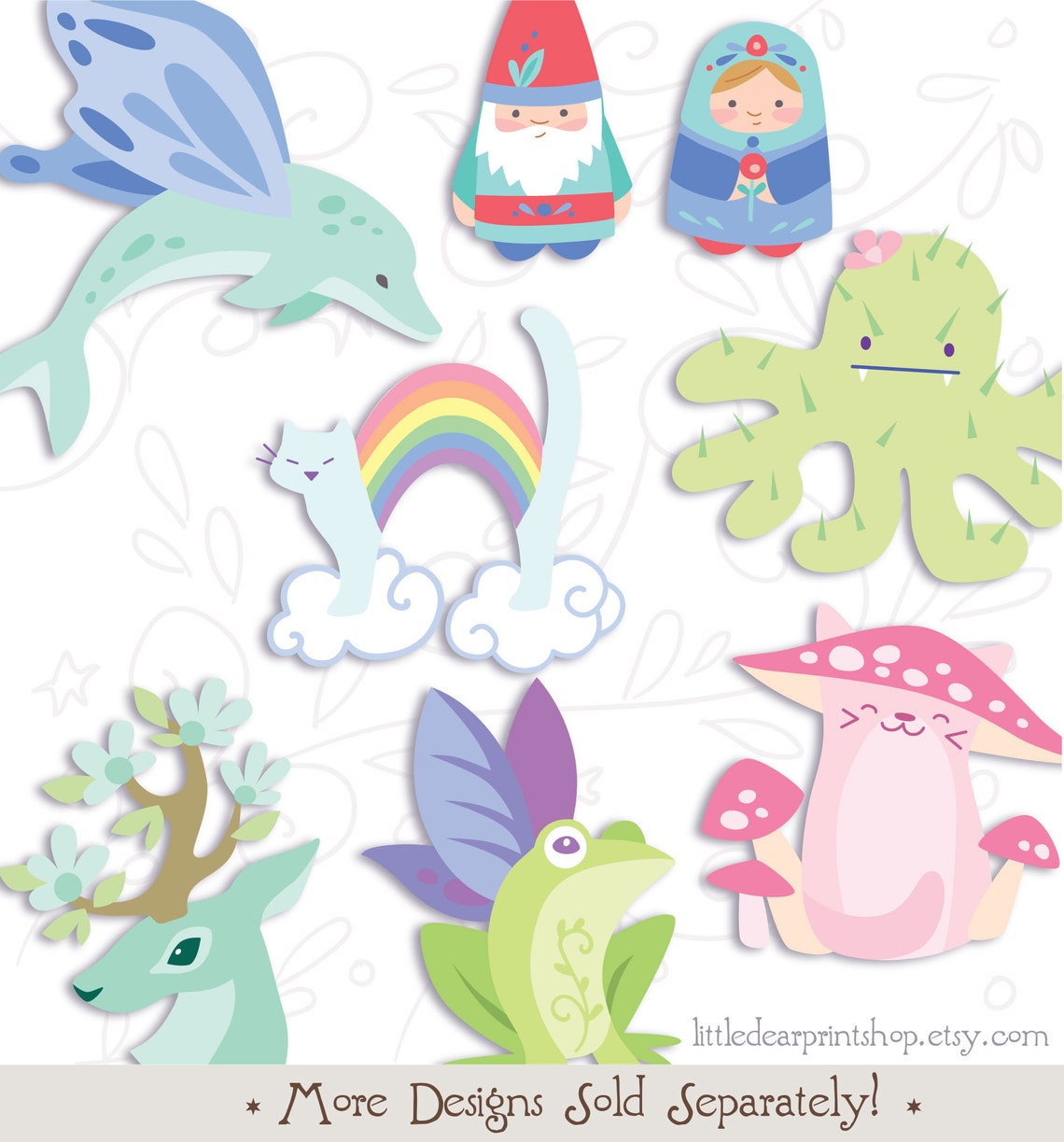 SVG Rainbow Cat Cut File for Cricut Silhouette PNG JPG - Etsy