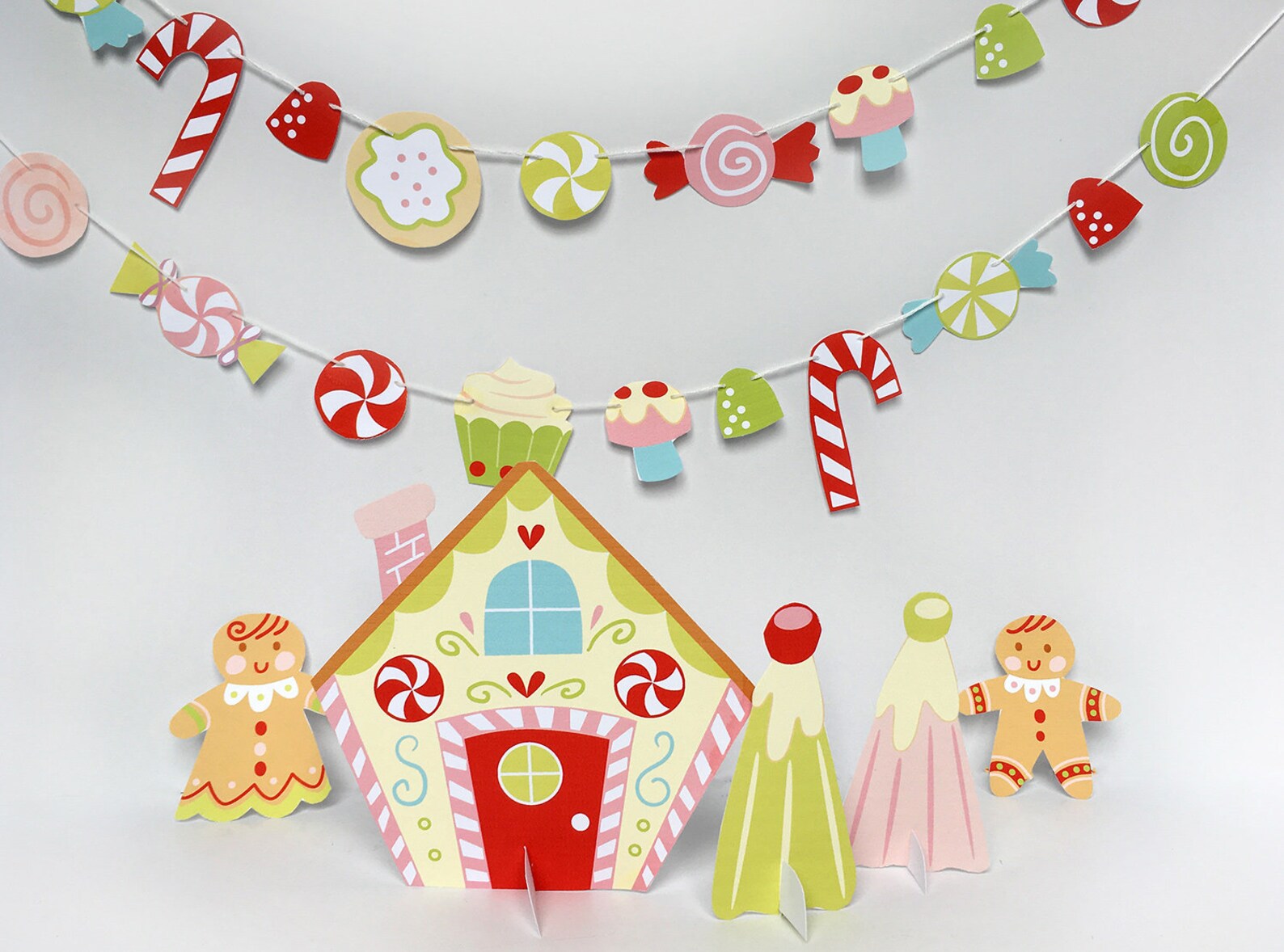 Candy Land Diy Printable PDF PNG SVG Cut and Craft Files | Etsy Canada