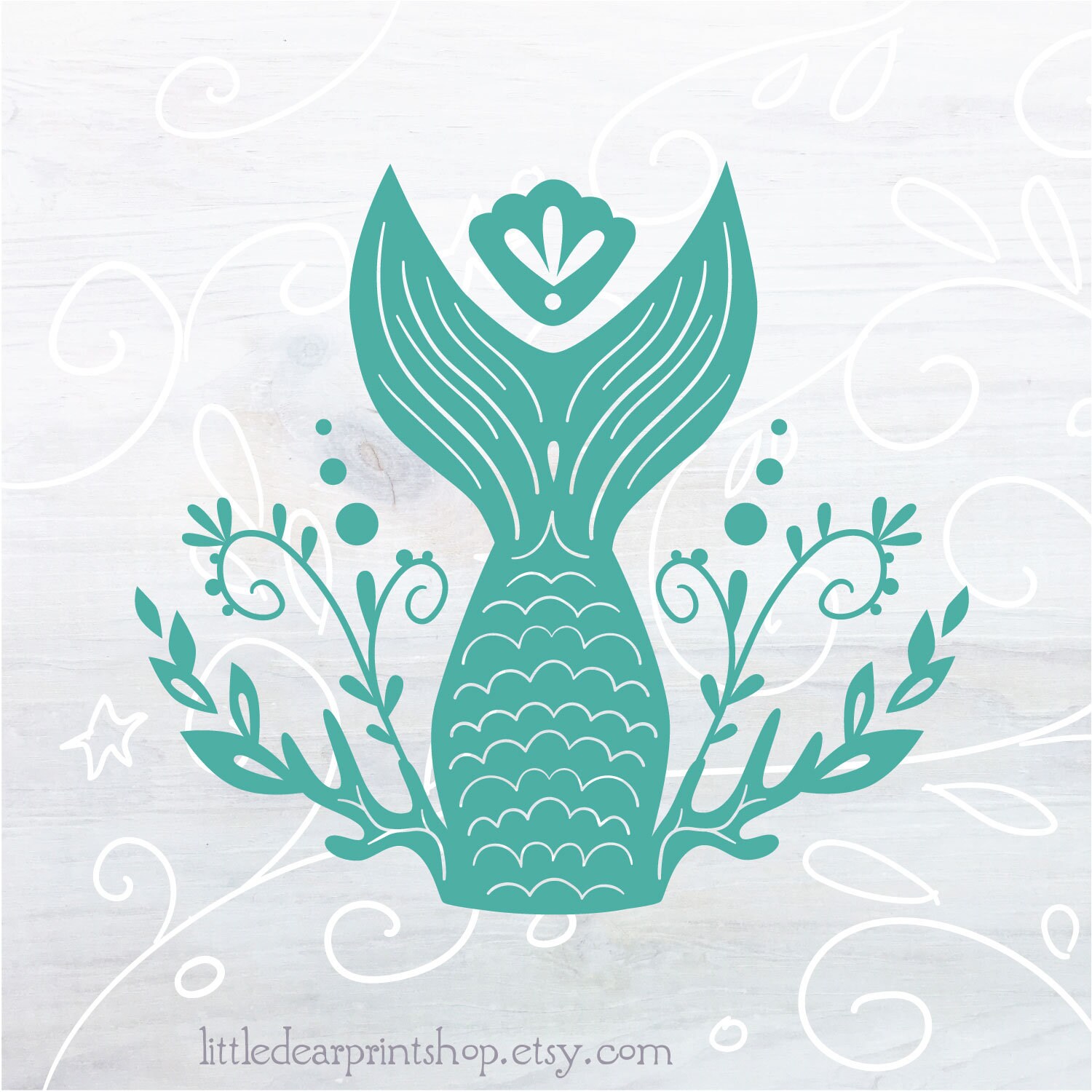 SVG Mermaid Tail Cut File for Cricut Silhouette PNG JPG Sea | Etsy Canada