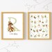 Printable Woodland Animal Numbers Wall Art, Forest Animals Counting ...