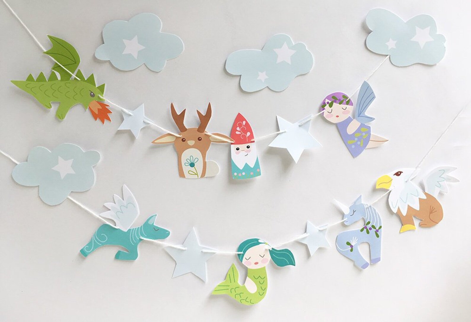 Printable Mythical Creatures Art PDF SVG PNG Make Fantasy - Etsy