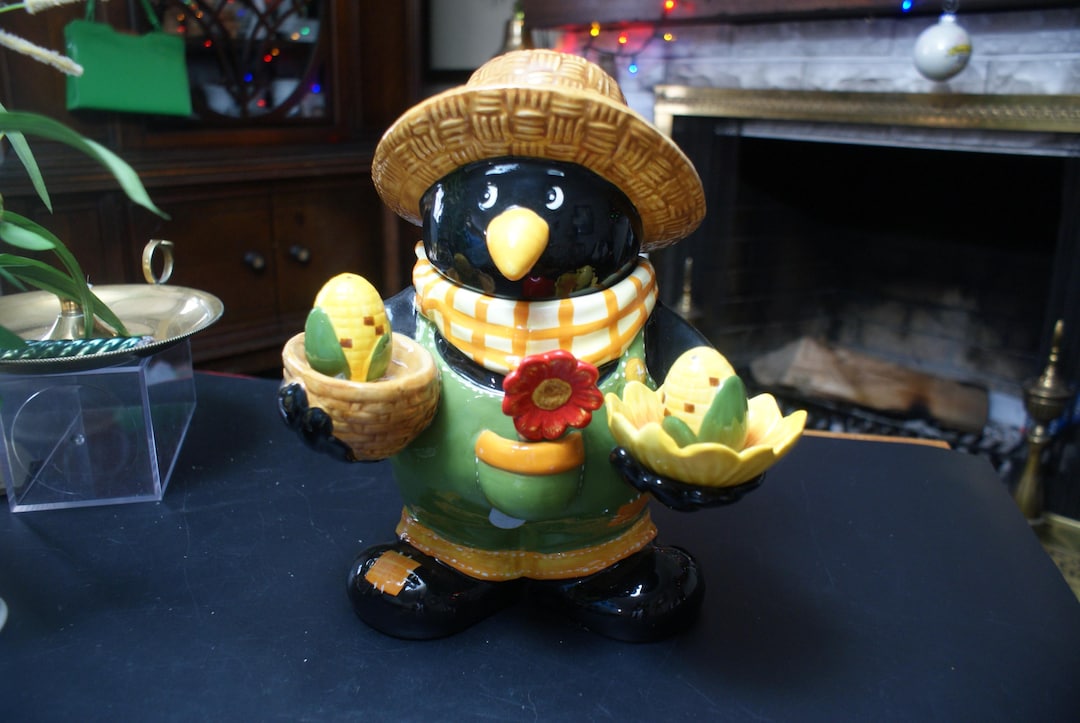 Vintage Cracker Barrel Cookie Jar - Etsy