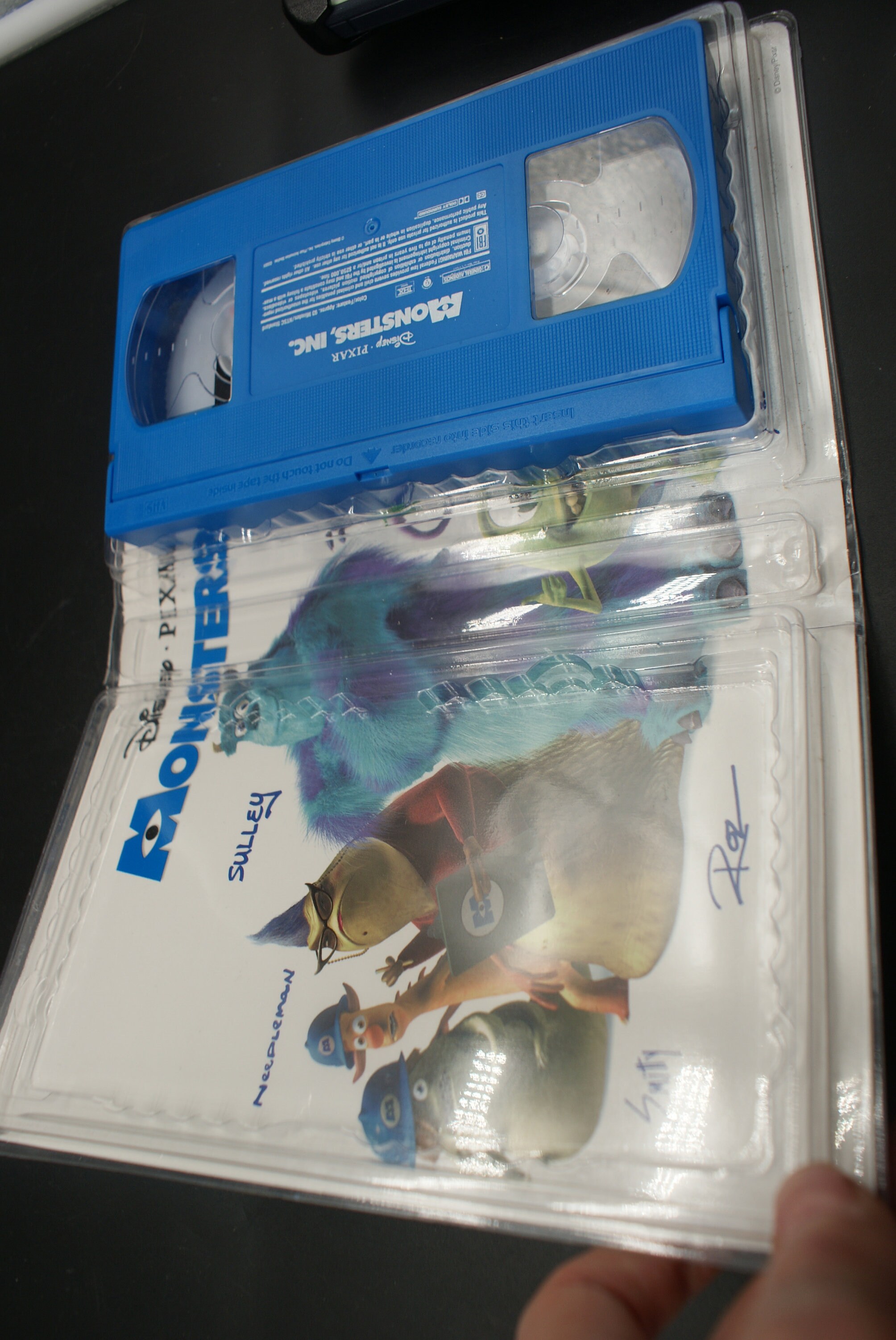 Monsters Inc VHS Video 2001 Disney Pixar Clam Shell Blue Tape - Etsy
