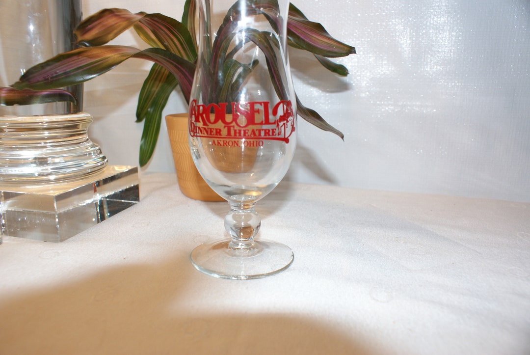 Beer Glass From the Carousel Dinner Théâtre Located in AKRON, OHIO - Etsy
