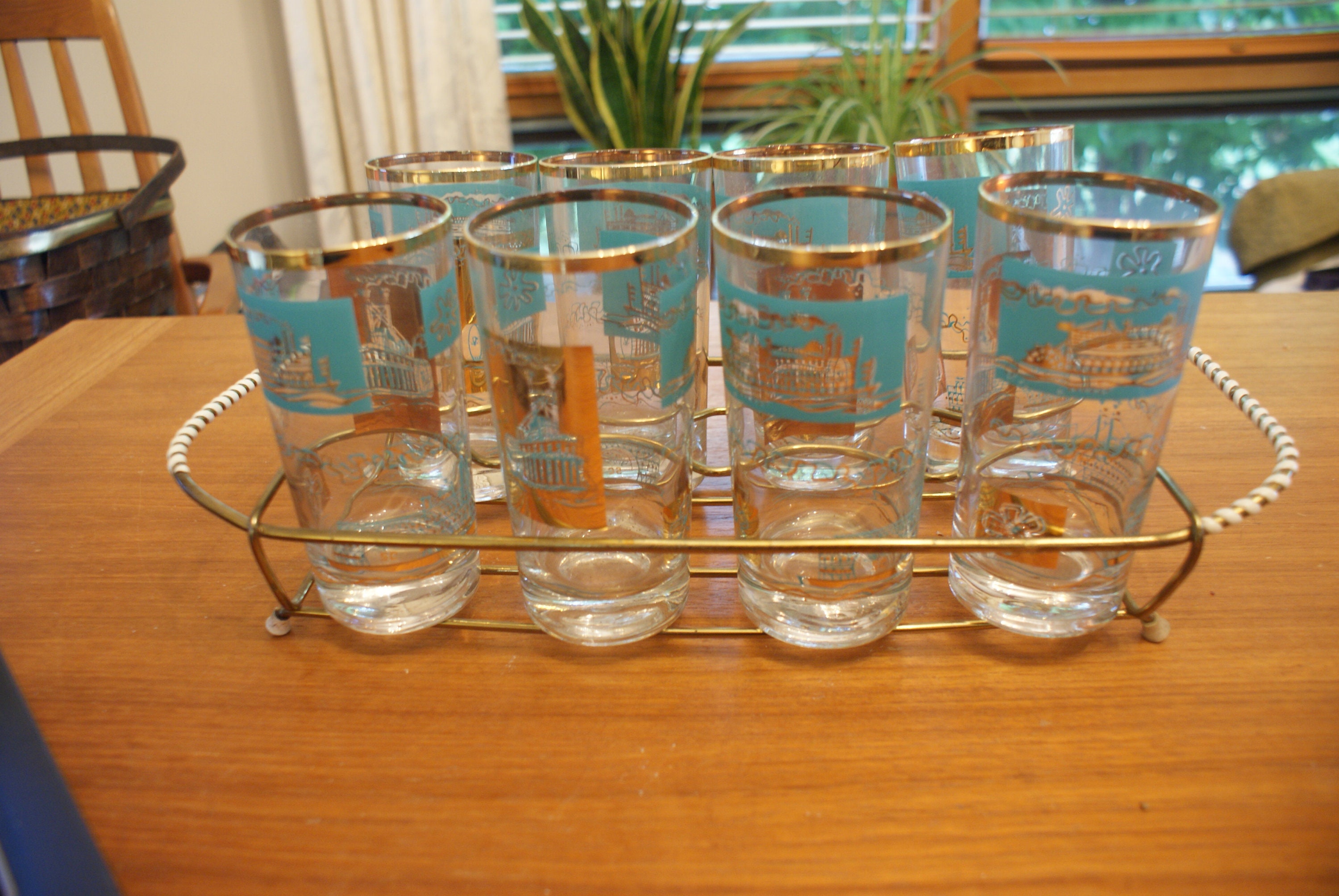 Vintage Drinking Glasses Libbey Southern Comfort SC Tumblers Highball ...