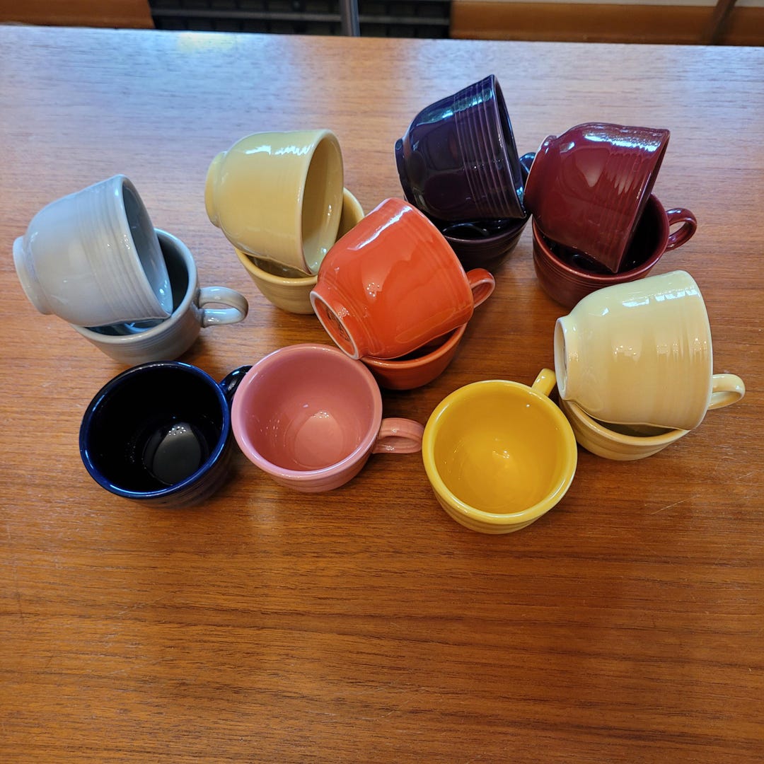 Fiesta Coffee Cups Variety of COLORS. Each Sold Separately - Etsy