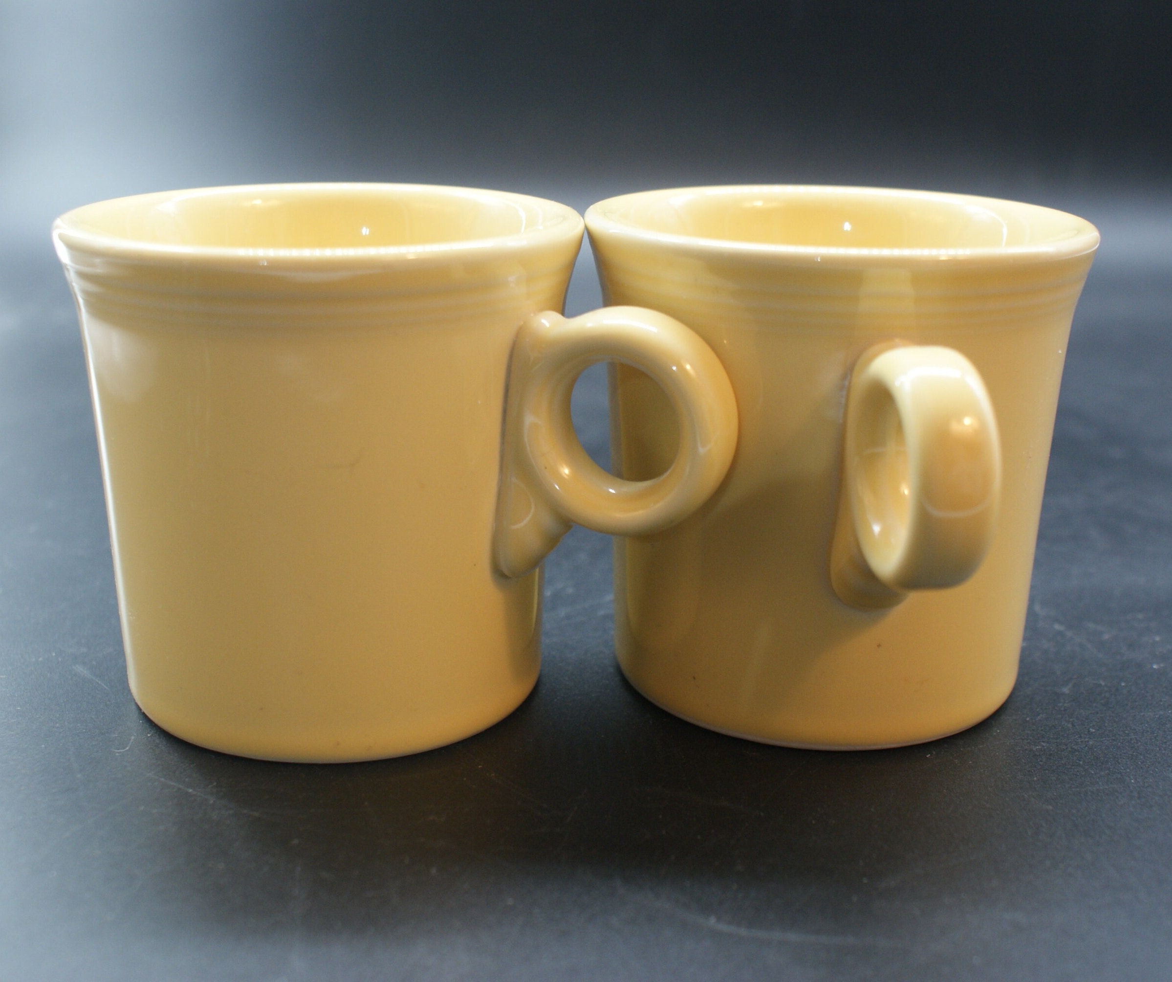 Fiesta 1980s Coffee Mugs Yellow - Etsy