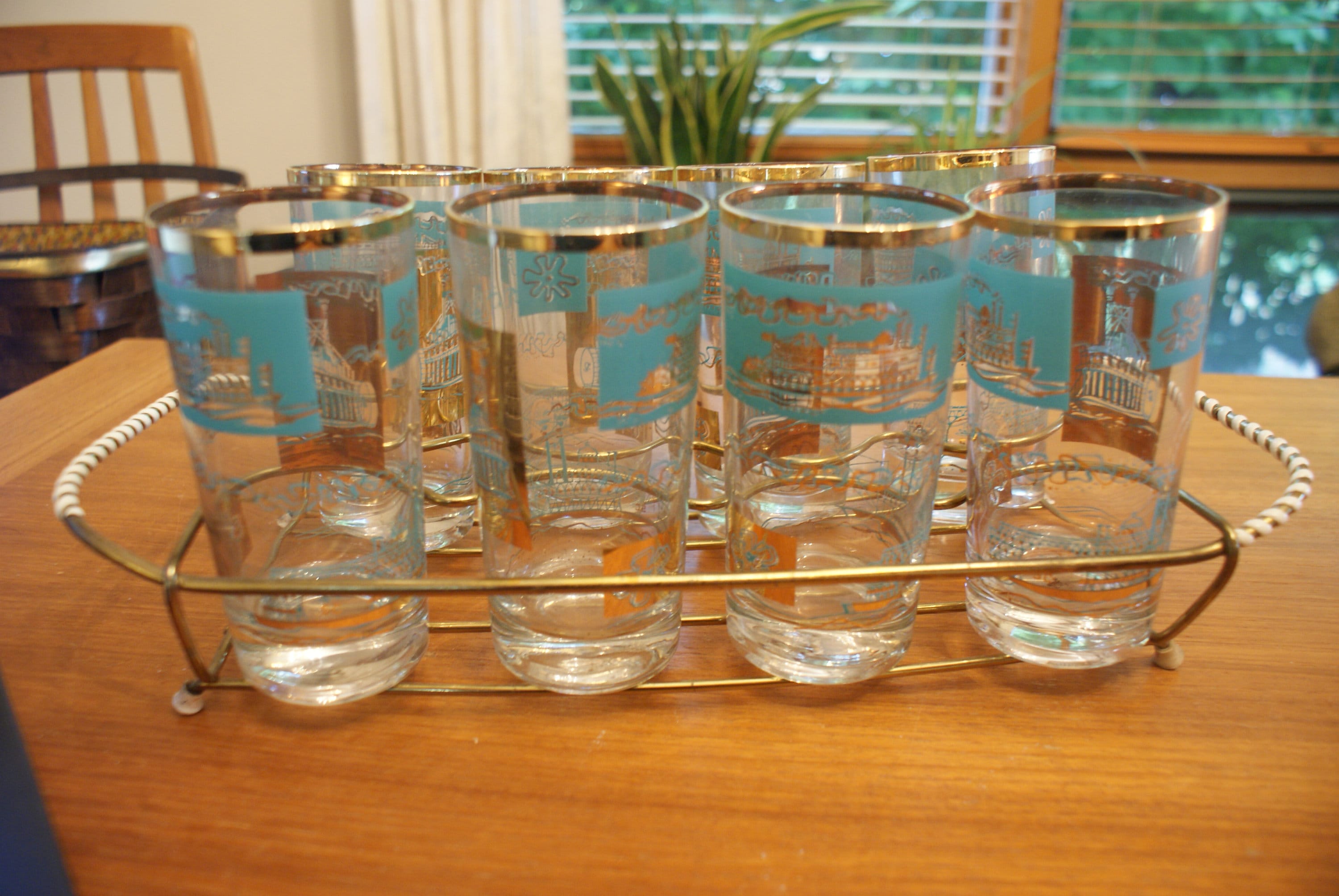 Vintage Drinking Glasses Libbey Southern Comfort SC Tumblers Highball ...