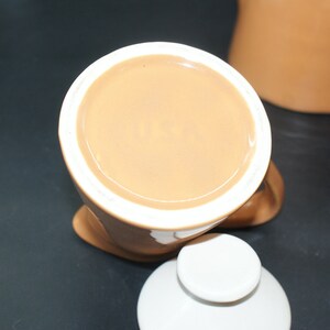 Mid Century Coffee Pot U.S.A. Color Between Cameron Clay and Mustard ...