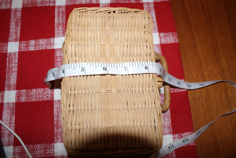Tiny Vintage Wicker Basket - Etsy