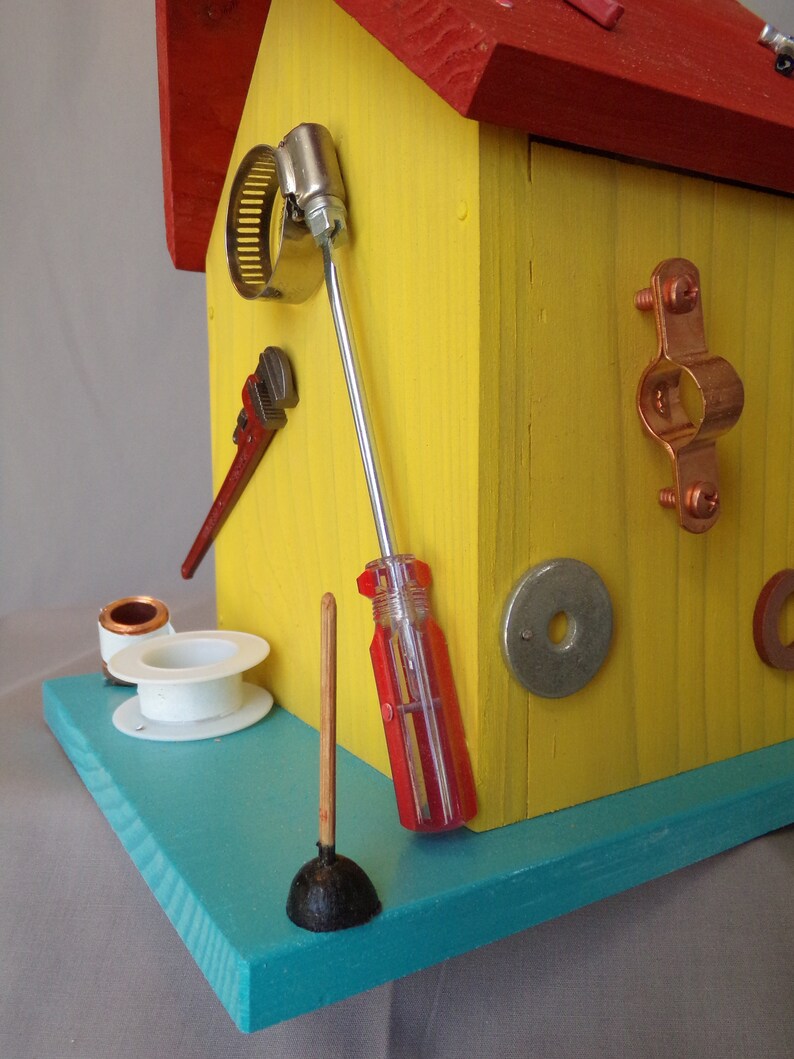 Plumber Birdhouse - Etsy