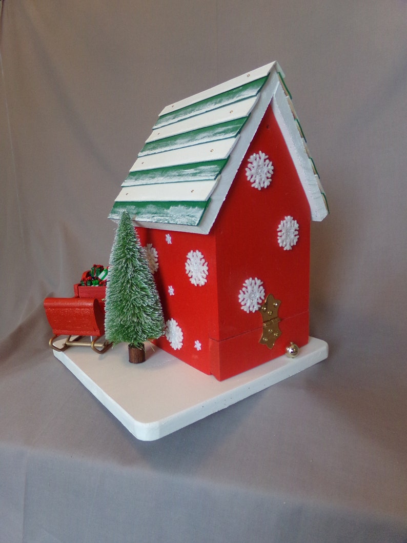 Santa's Toy Shop Birdhouse - Etsy