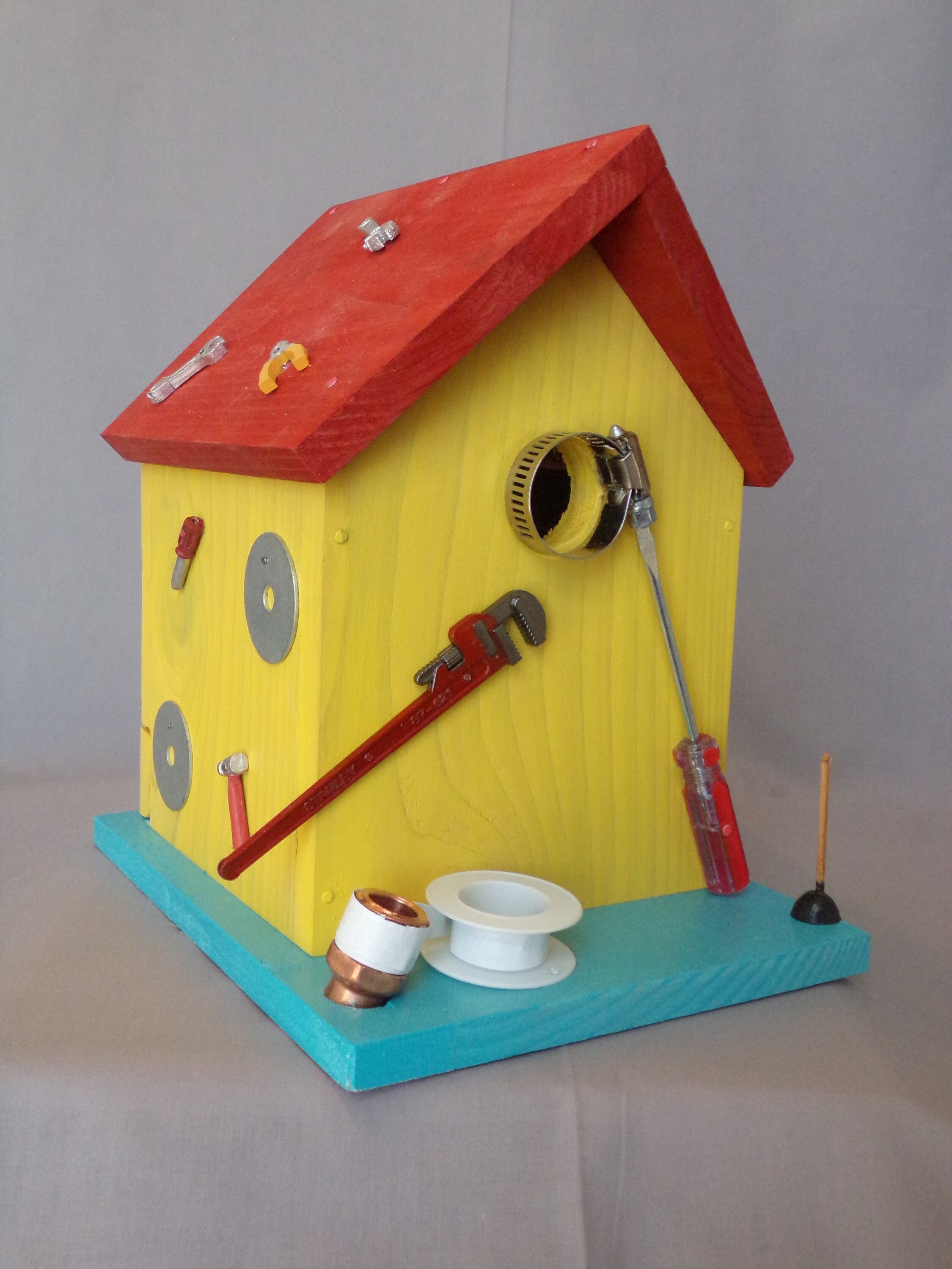 Plumber Birdhouse - Etsy