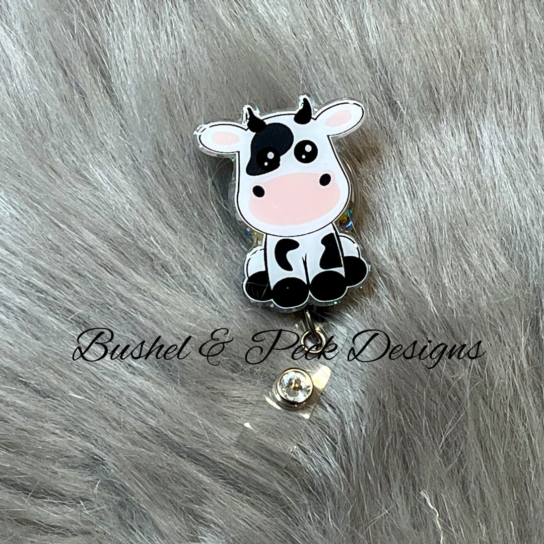 Glitter Badge Reel, Cow Badge Reel, Nurse Badge Reel, Custom Badge Reel ...