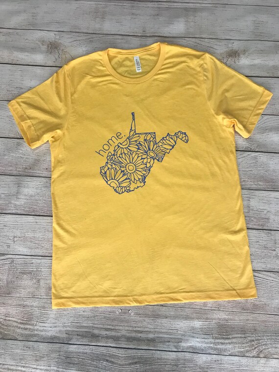 Custom Floral WV Shirt | Etsy