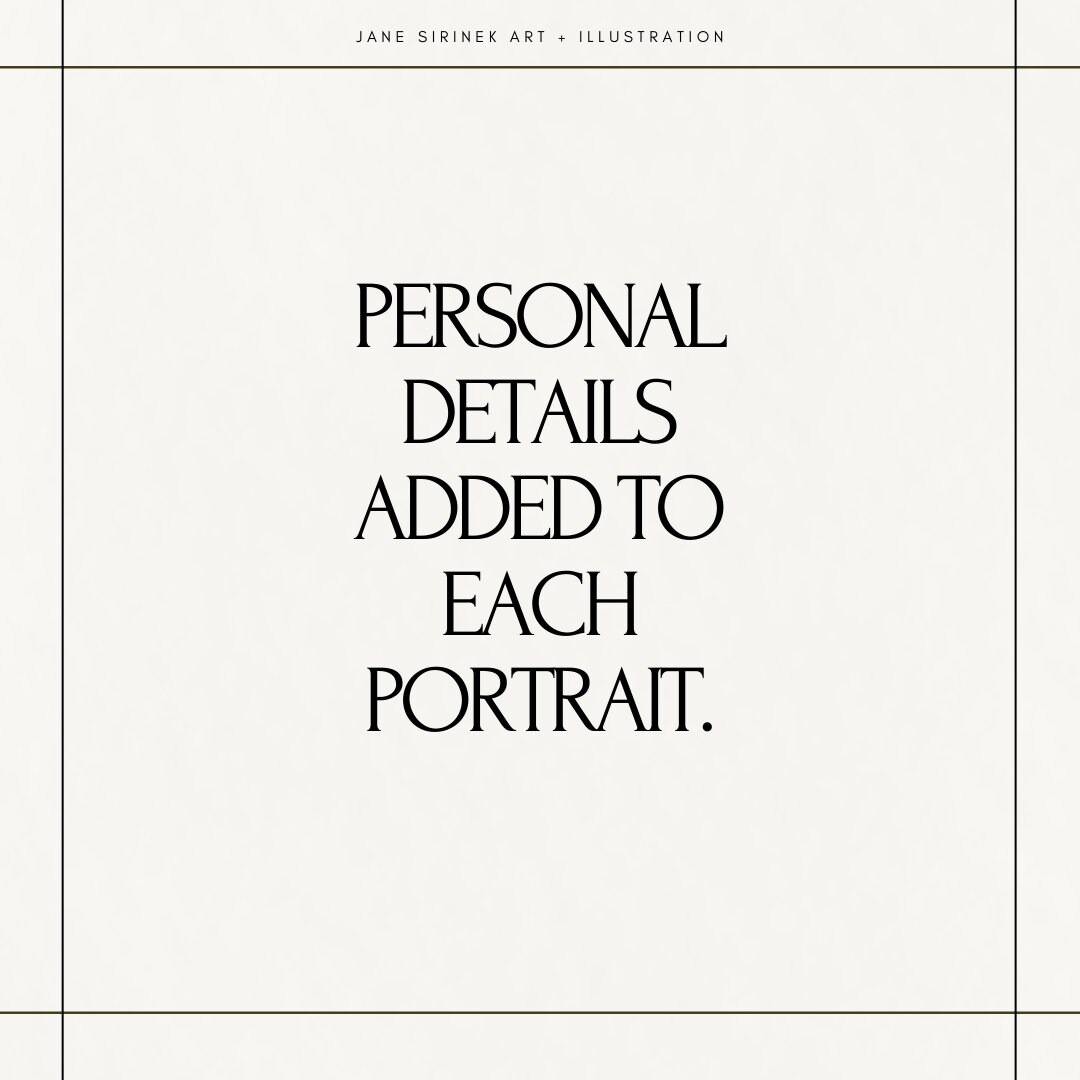 Large Custom Hand Cut Paper Silhouette Portrait With Personalized ...